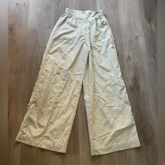 Sovere | Pants & Jumpsuits | Sovere Reverb Stripe Wide Leg High Waist ...